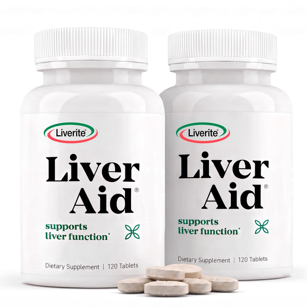 LIVERITE liver aid supplement tablets