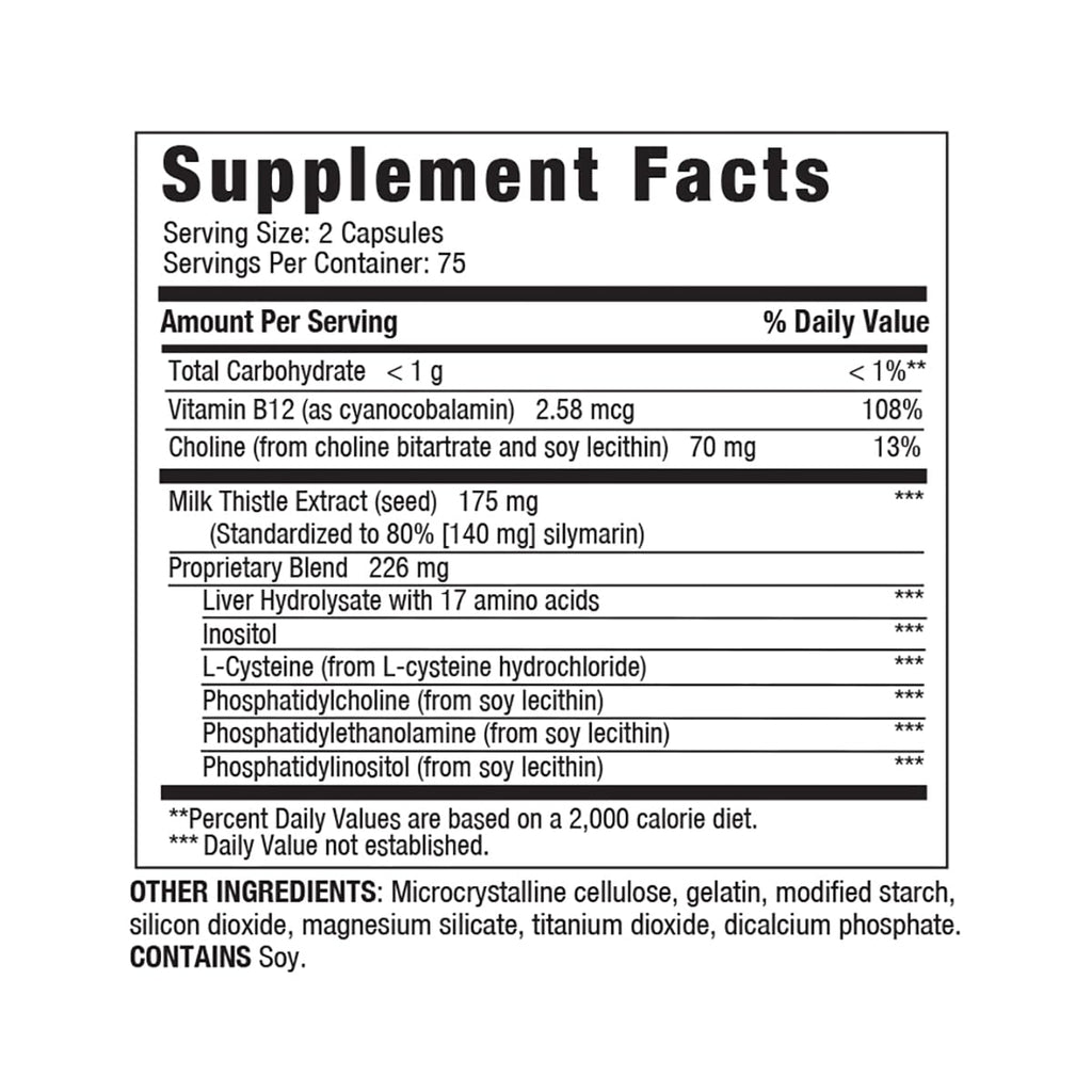 LIVERITE milk thistle benefits