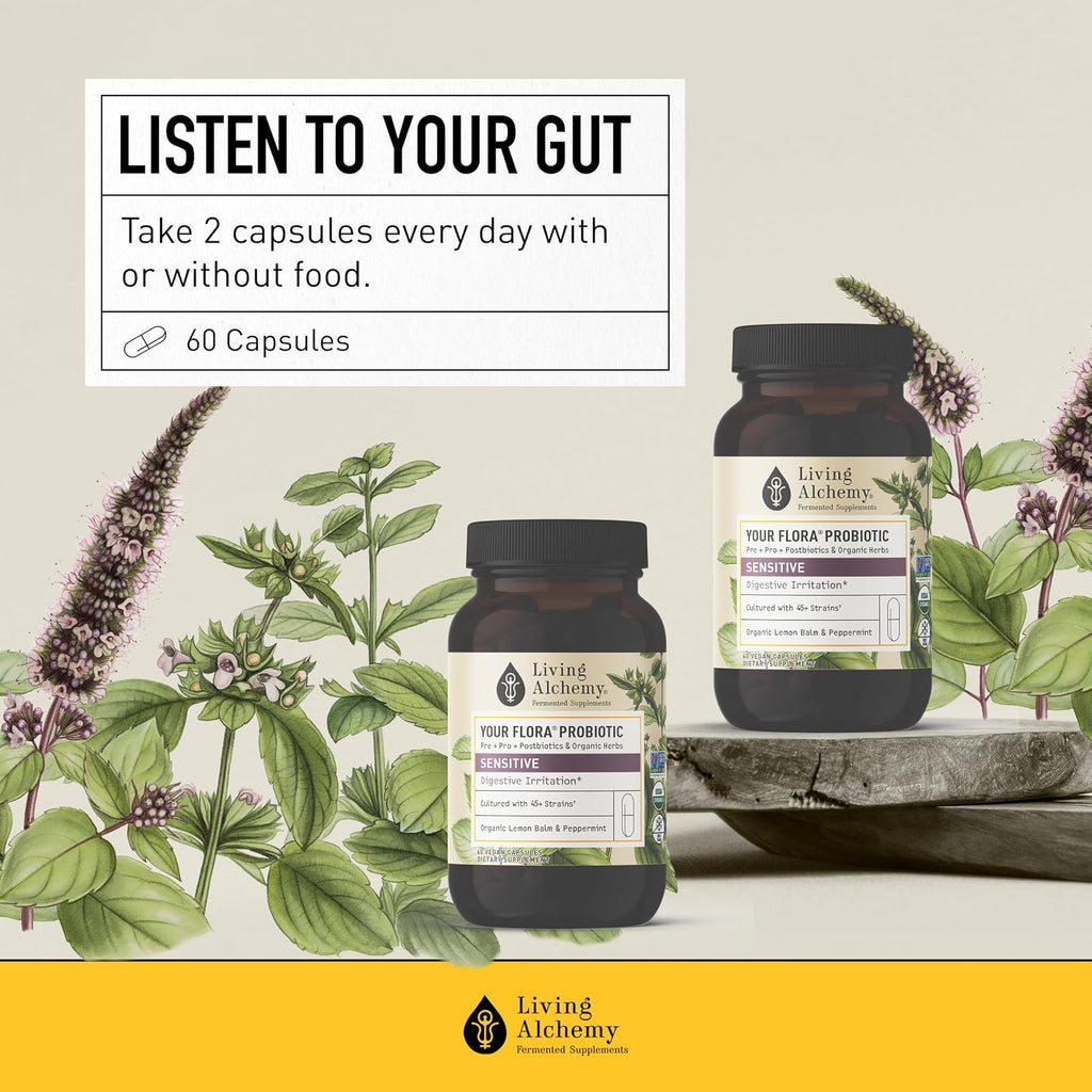 Living Alchemy capsules for digestive comfort
