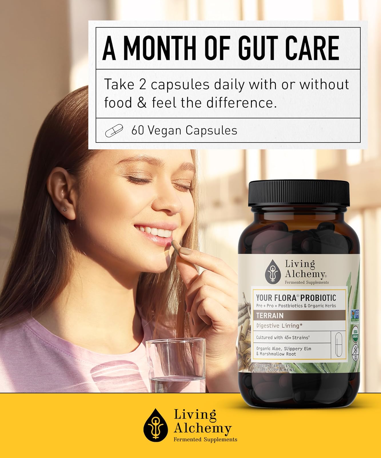 Living Alchemy digestive support capsules