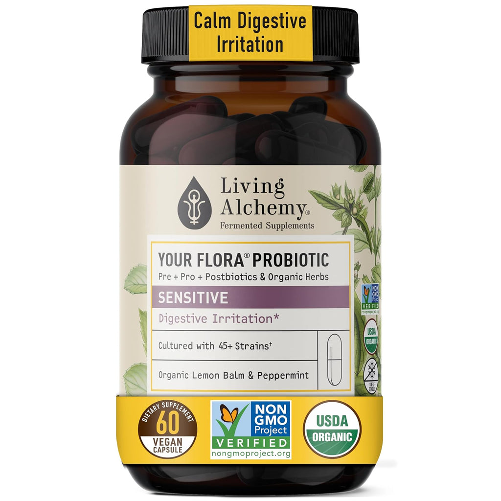 Living Alchemy probiotic for sensitive stomachs
