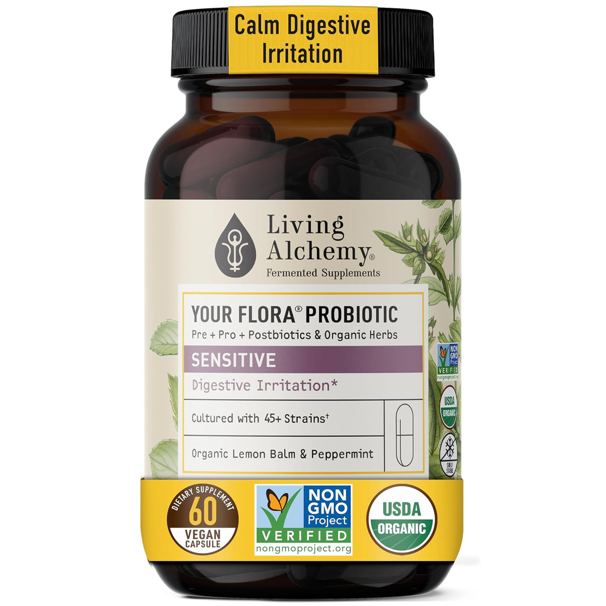 Living Alchemy probiotic for sensitive stomachs