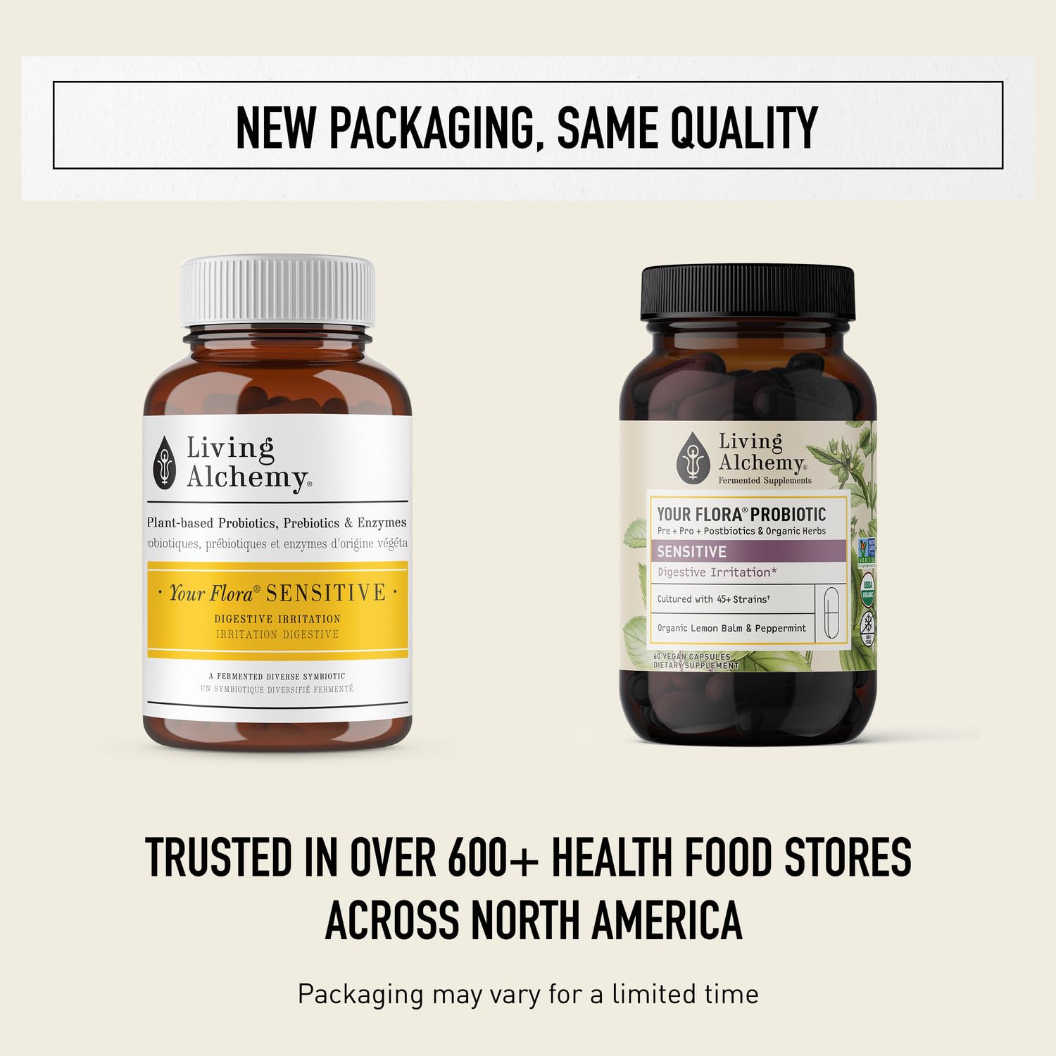 Living Alchemy sensitive formula probiotics