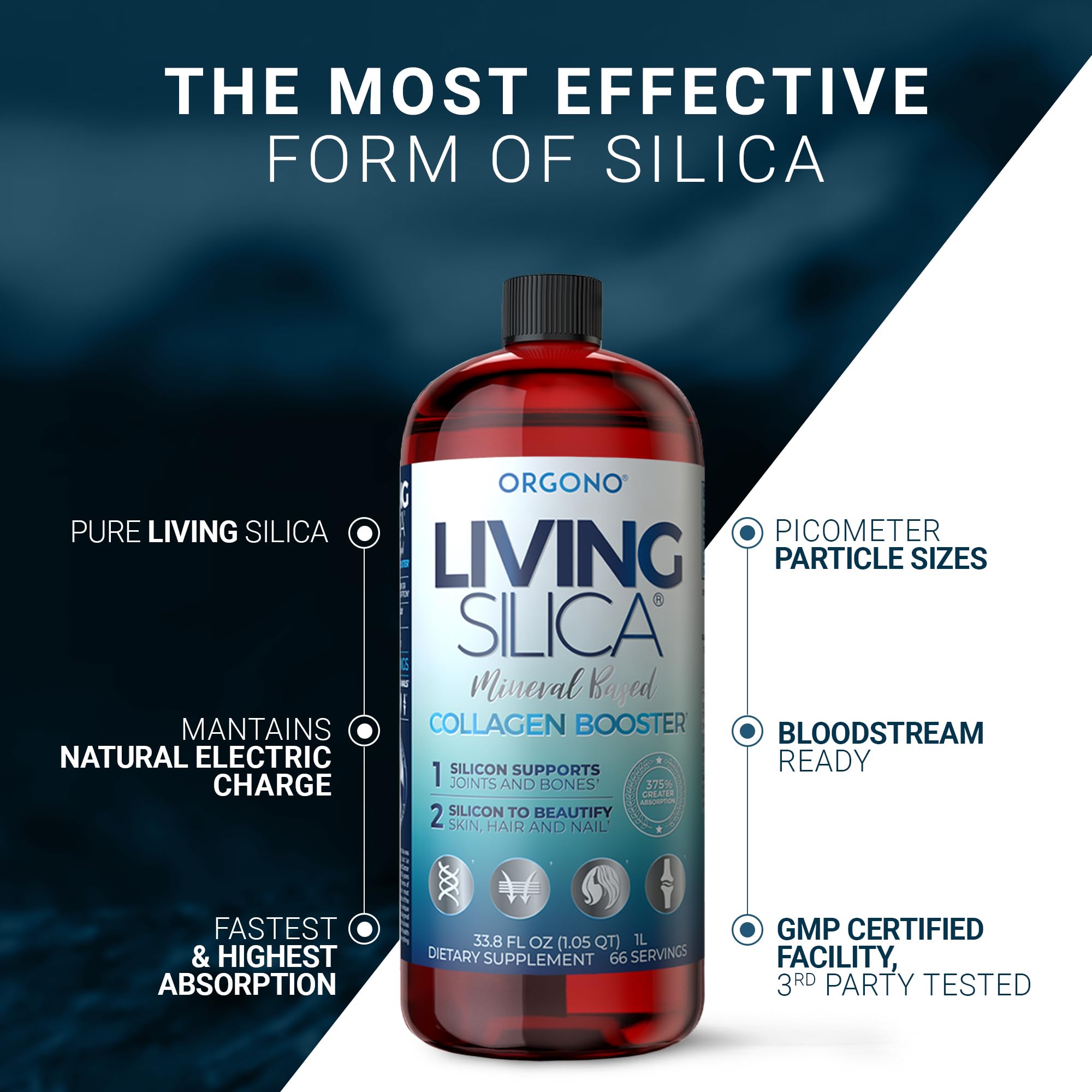 Living Silica for vibrant hair