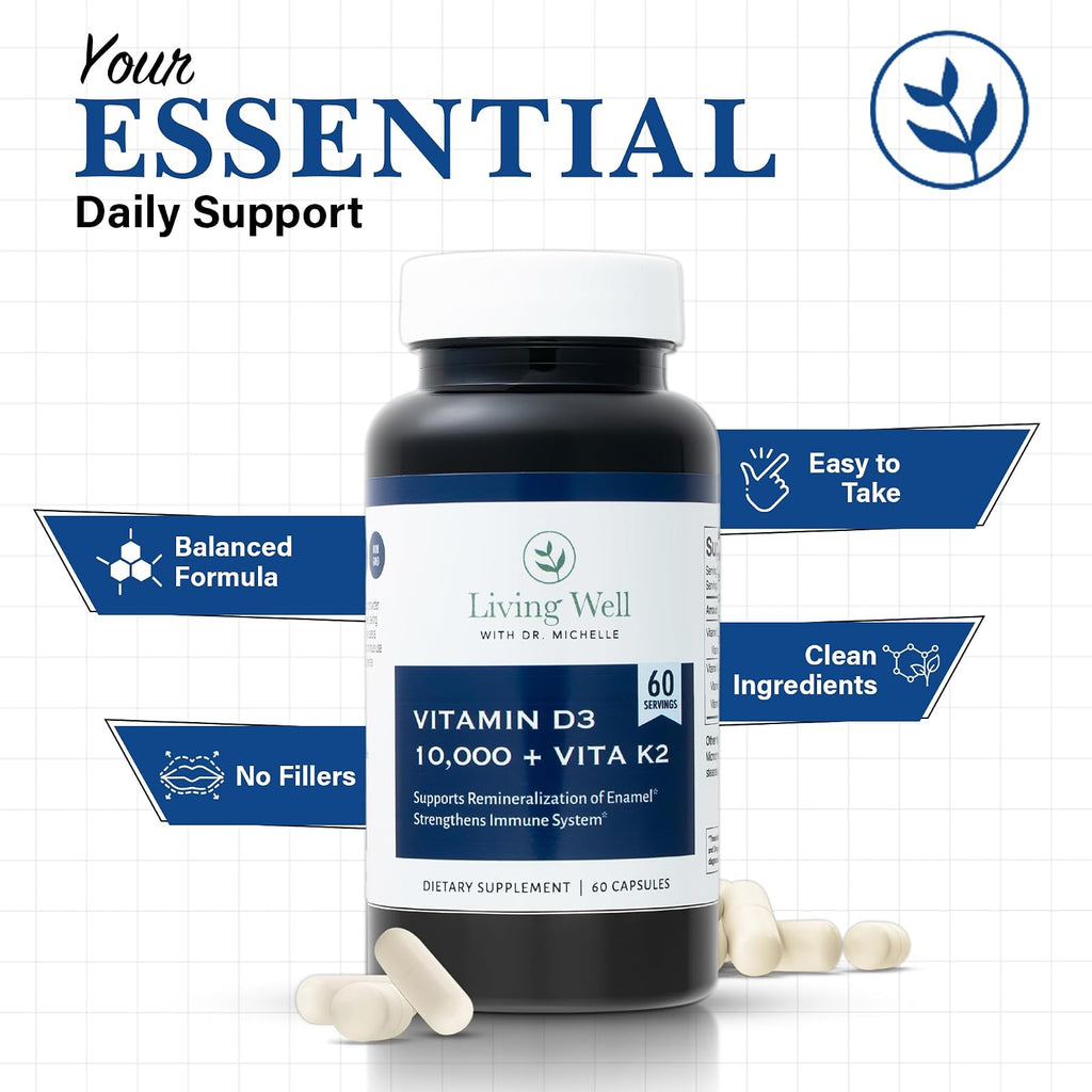 Living Well Vitamin D3 for energy boost