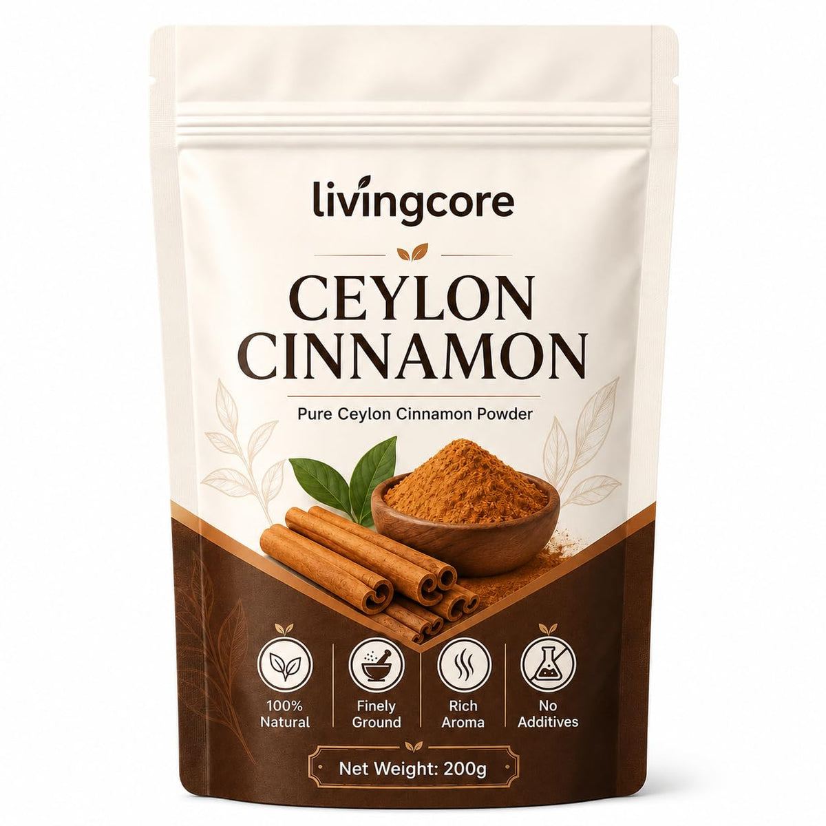 Livingcore Ceylon cinnamon organic powder
