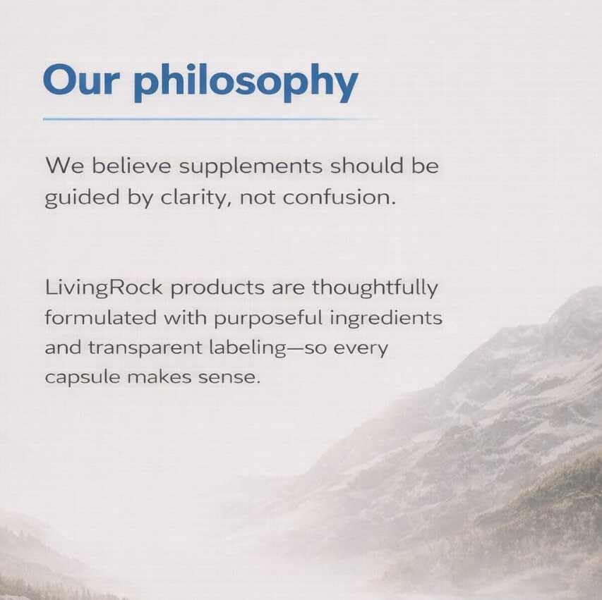 LivingRock capsules for healthy digestion