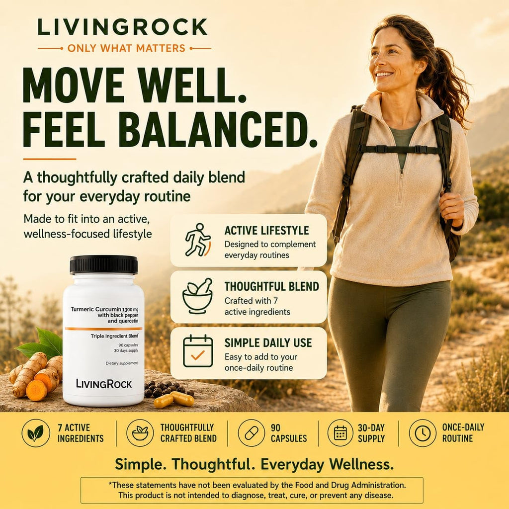 LivingRock herbal turmeric capsules