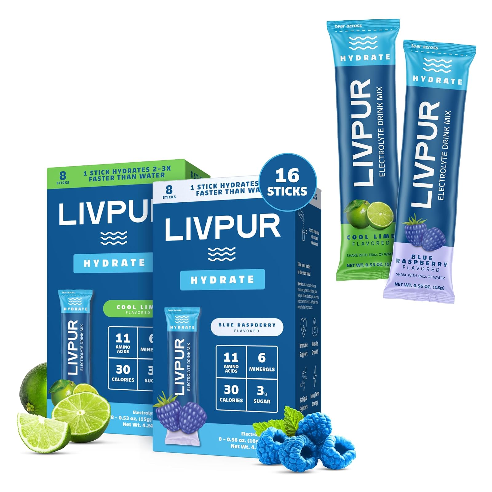 LIVPUR electrolyte hydration powder benefits
