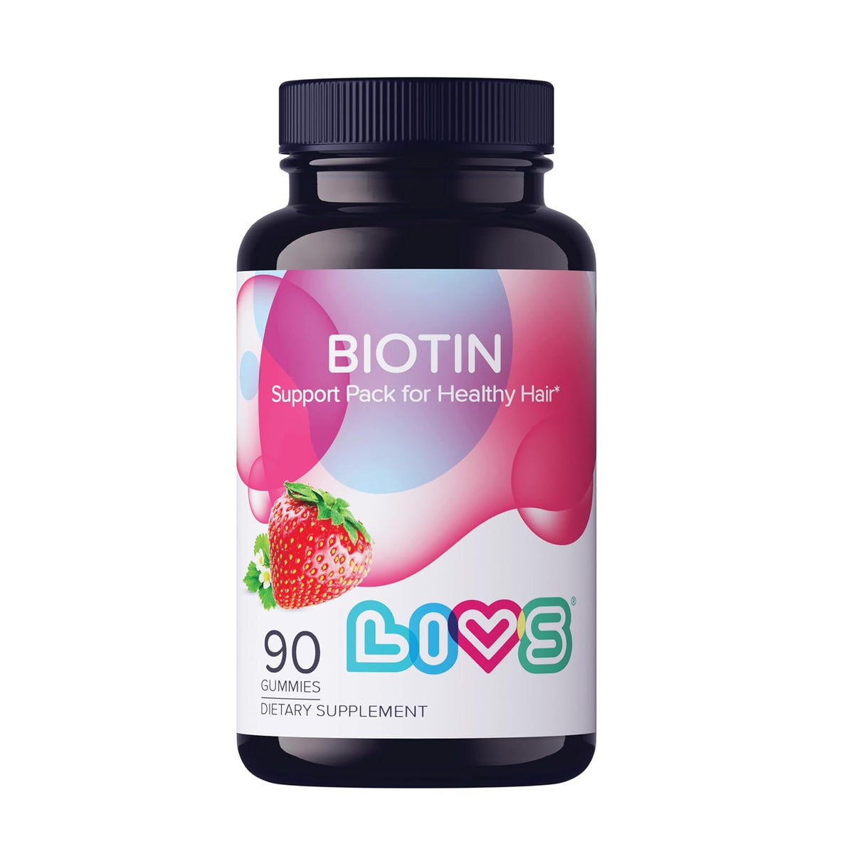 LIVS biotin gummies for healthy hair