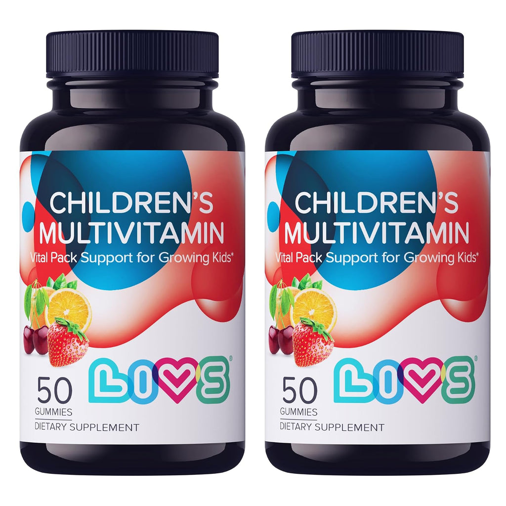 LIVS children's multivitamin gummies for growth