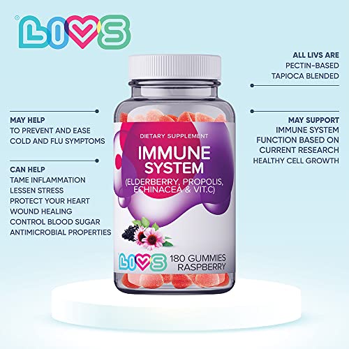 LIVS elderberry gummies for everyday health