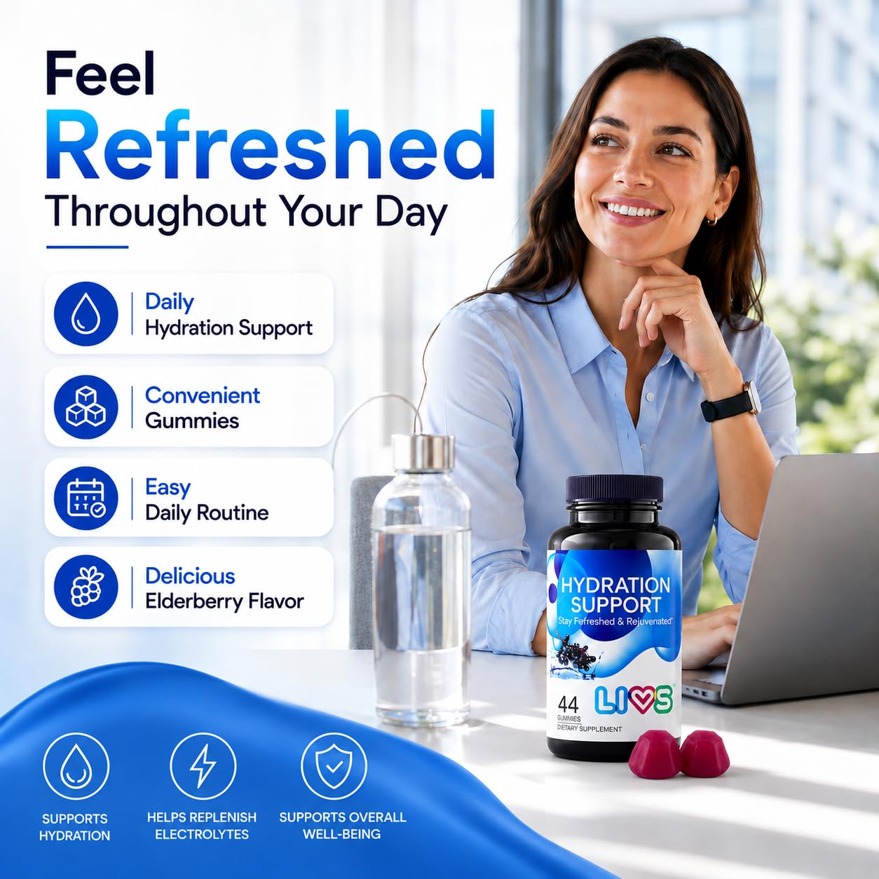 LIVS electrolytes for post-workout recovery