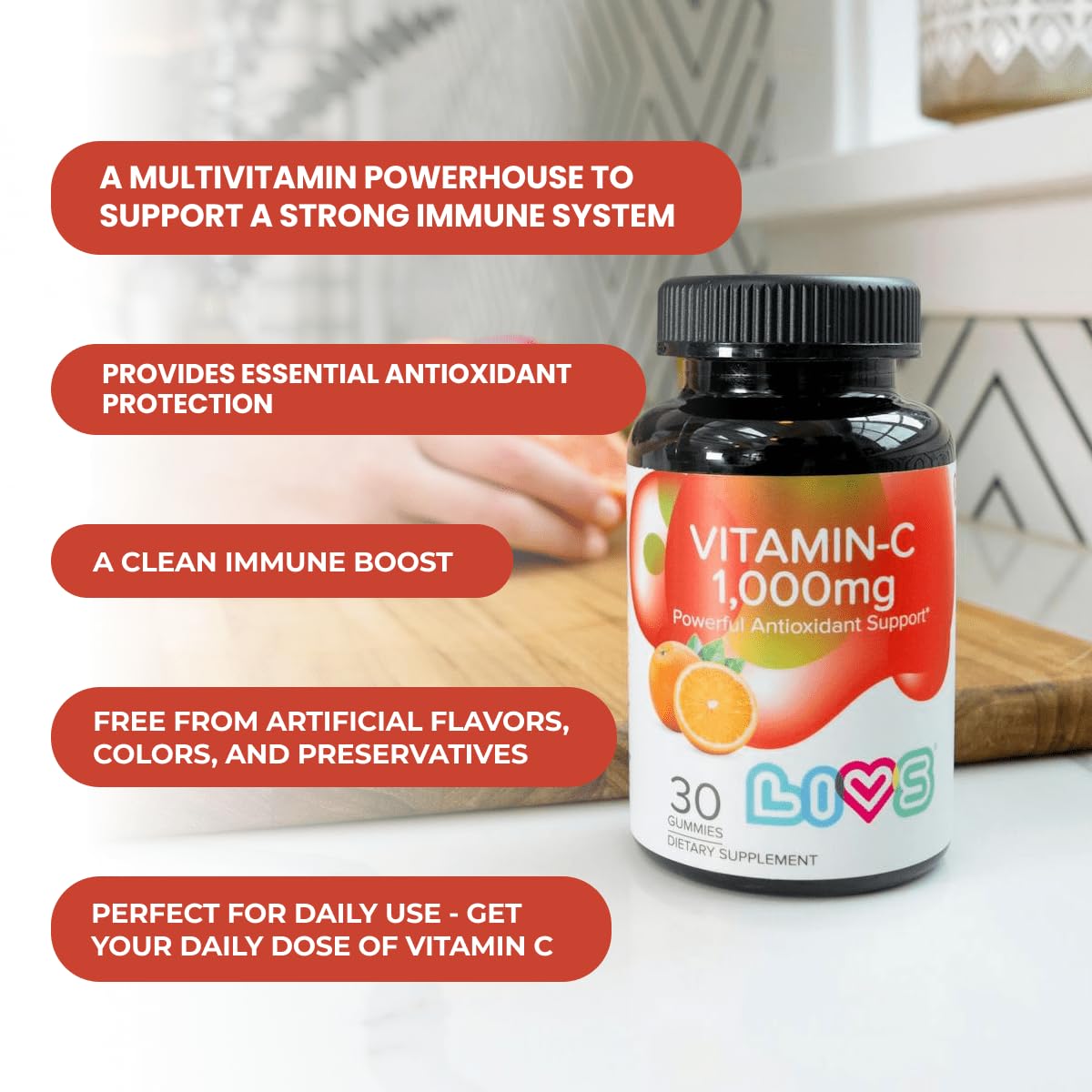 LIVS gummies for daily vitamin boost