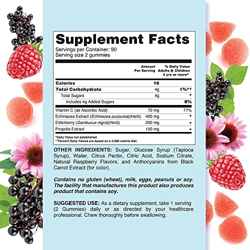 LIVS immune gummies with elderberry