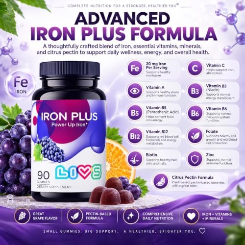 LIVS Iron Plus for better absorption
