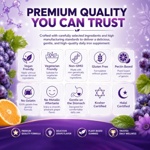 LIVS Iron Plus gummies for anemia