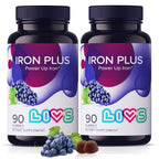 LIVS Iron Plus Gummies for women