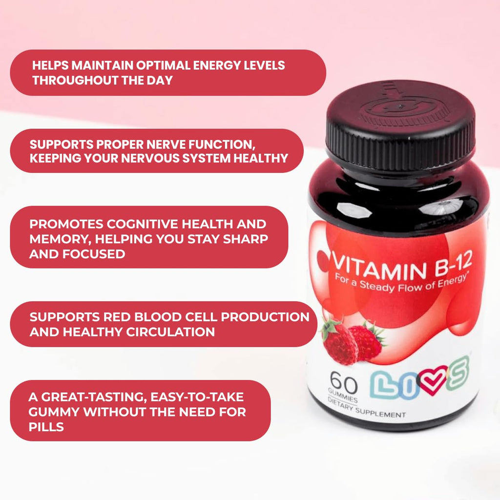 LIVS Nutrition B12 gummies for immune support