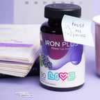 LIVS vitamin C enriched iron gummies