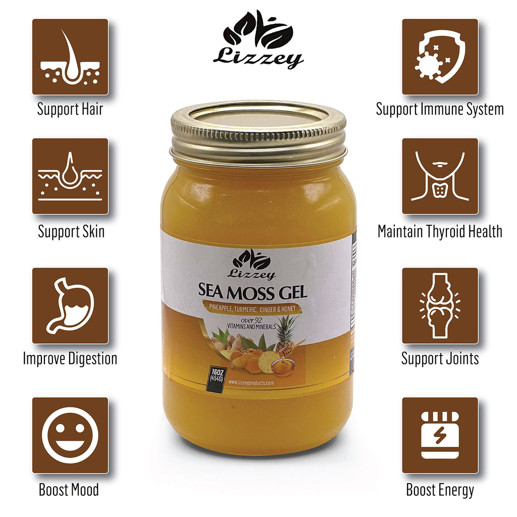 Lizzey turmeric infused gel