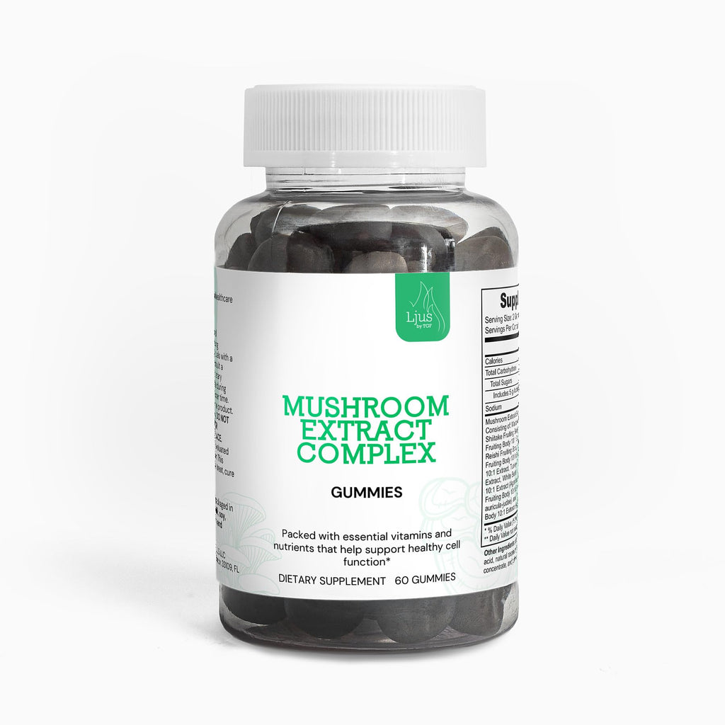 LJUS mushroom complex gummies for energy