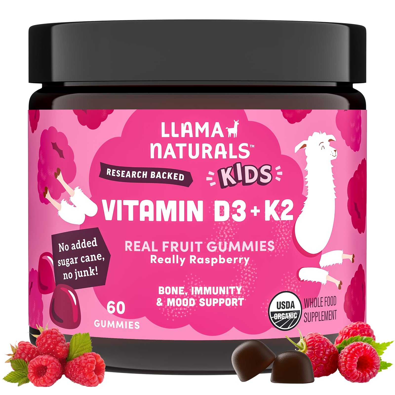 Llama Naturals vitamin D3 K2 gummies