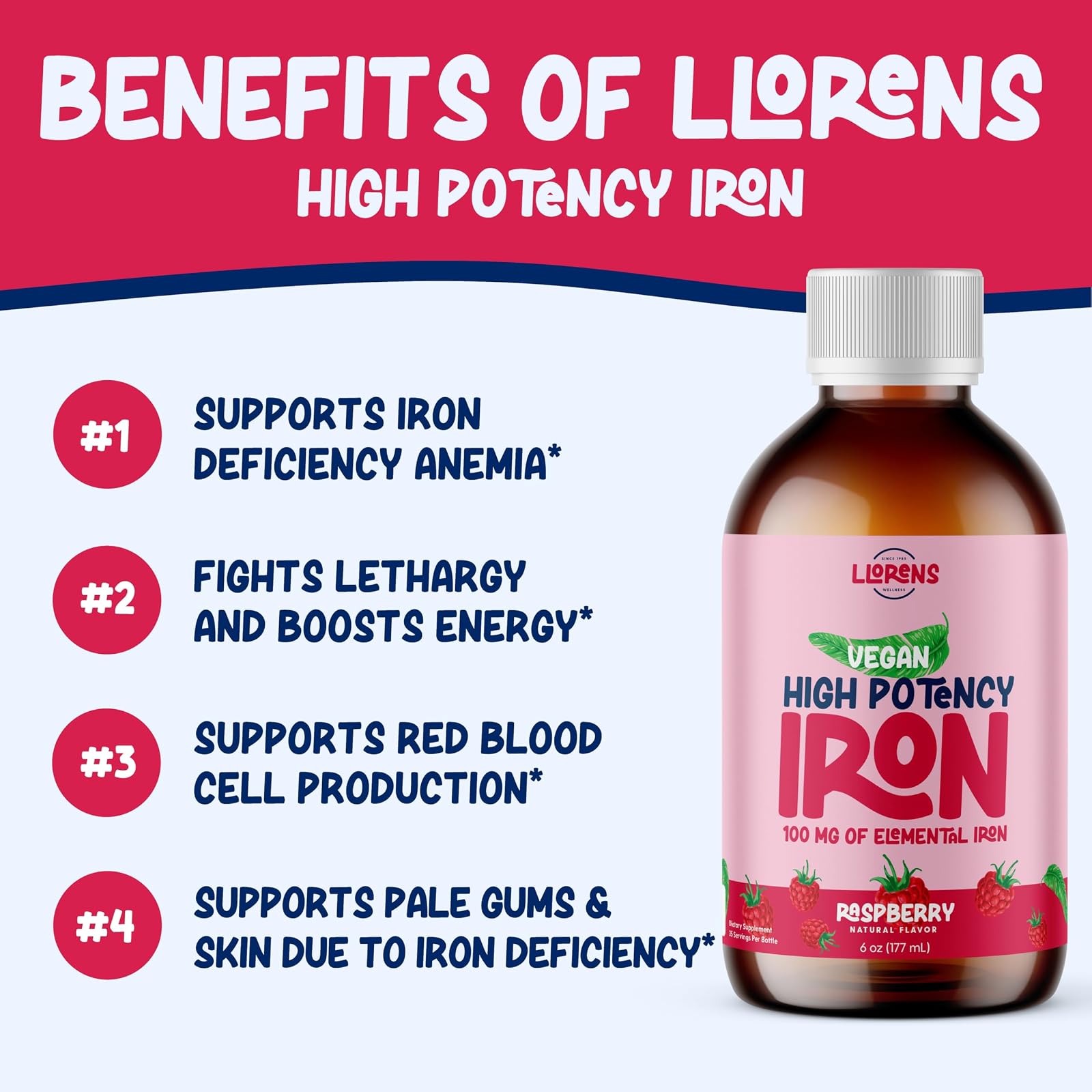 Llorens iron support for vitality