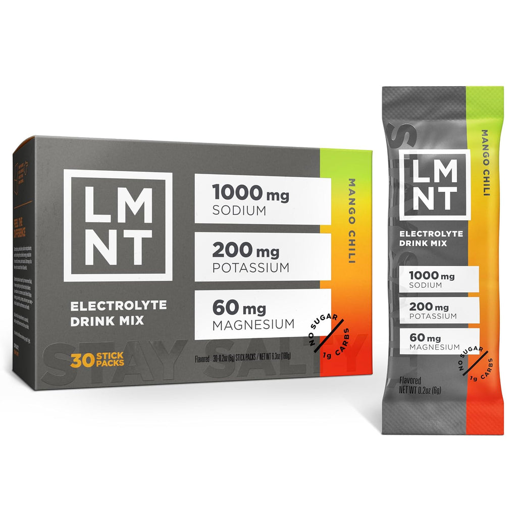 LMNT mango chili salt electrolytes