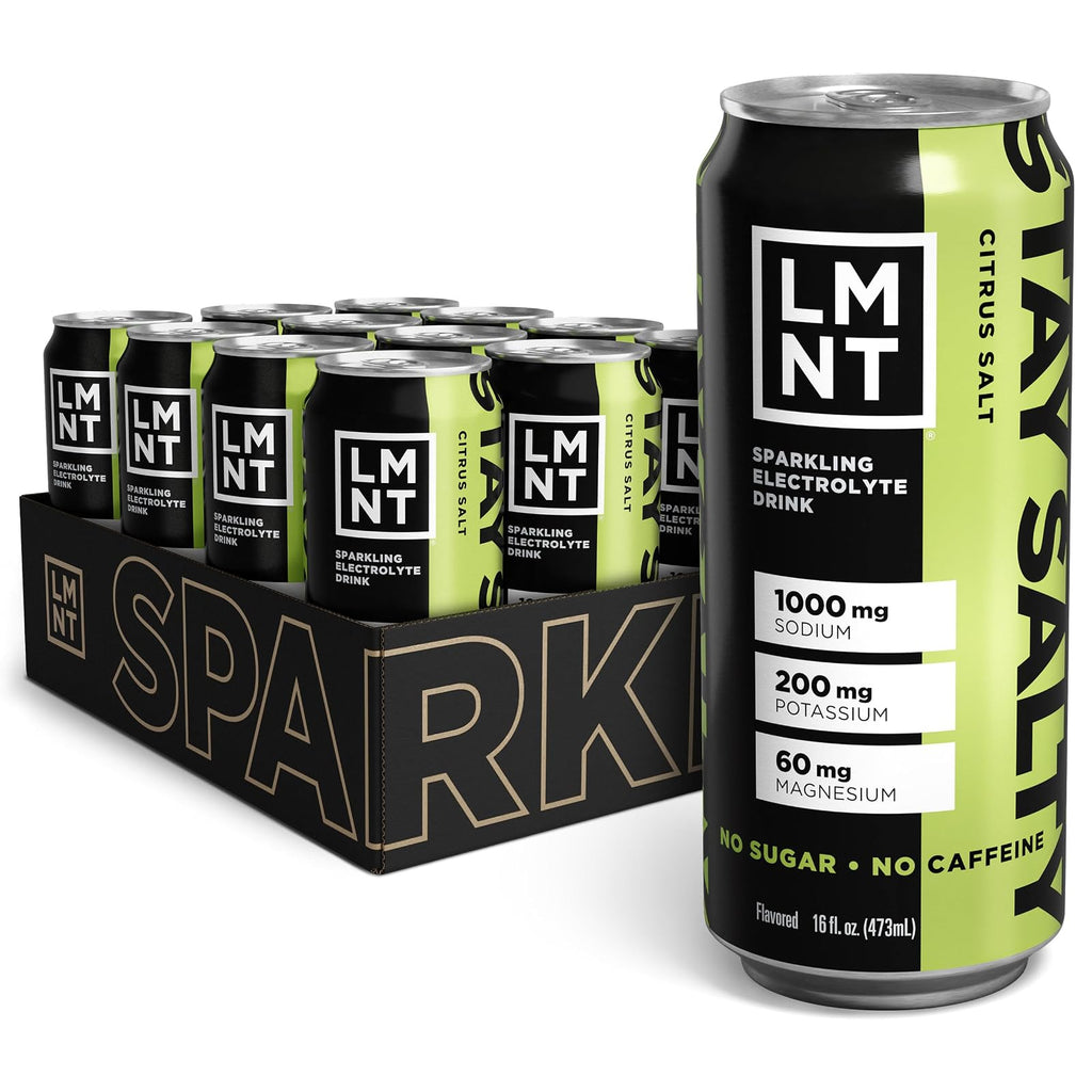 LMNT sparkling electrolyte drink citrus