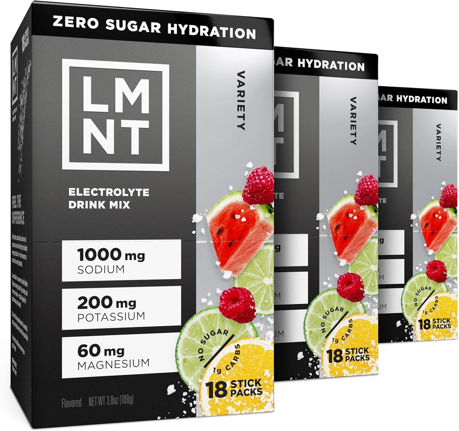 LMNT zero sugar electrolyte powder