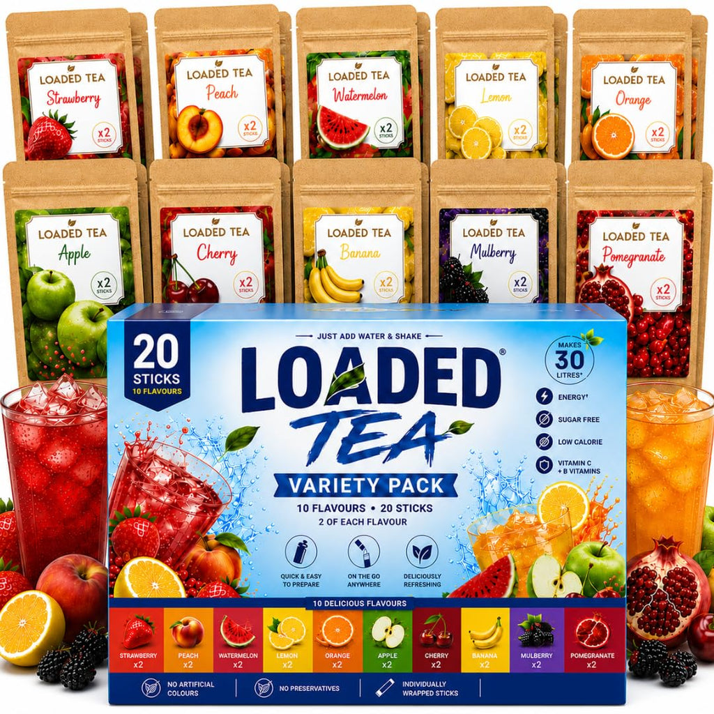 Loaded tea pack sugar-free options