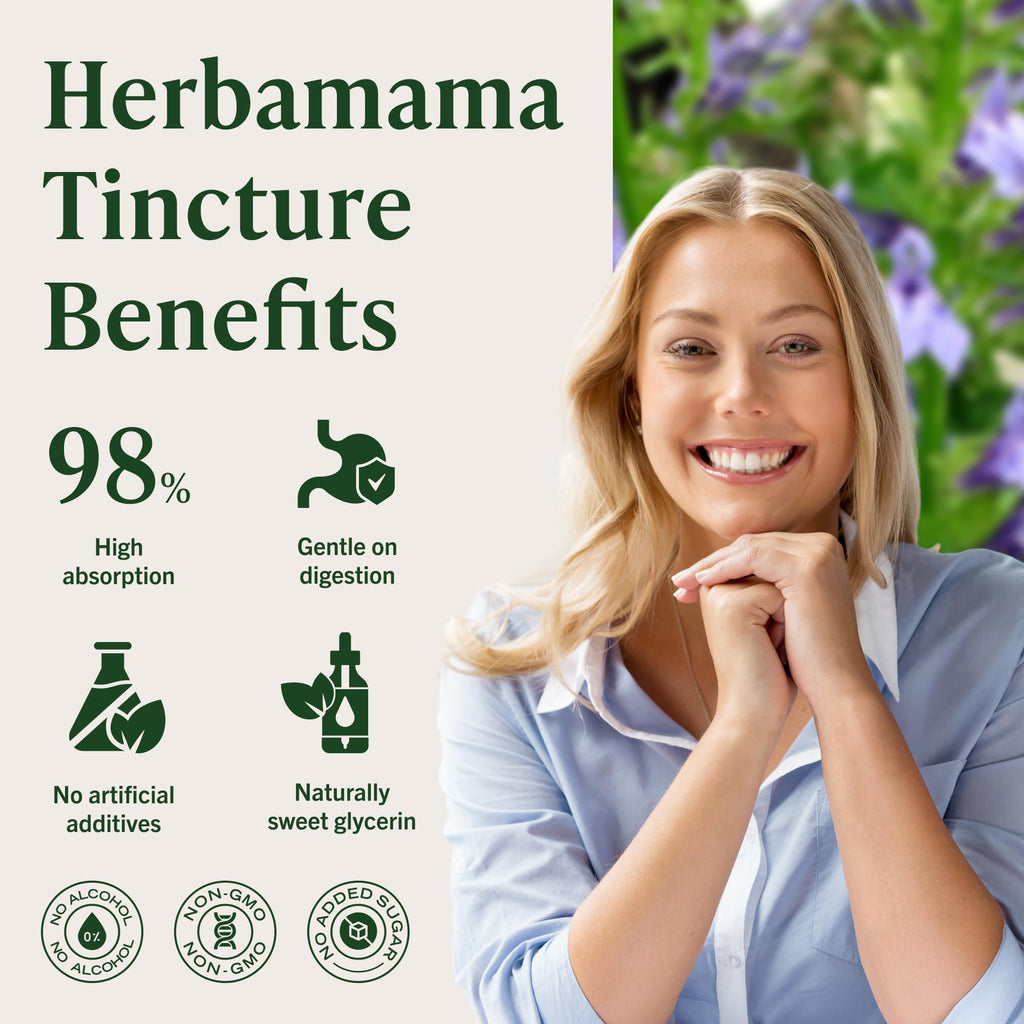 Lobelia tincture for healthy breathing