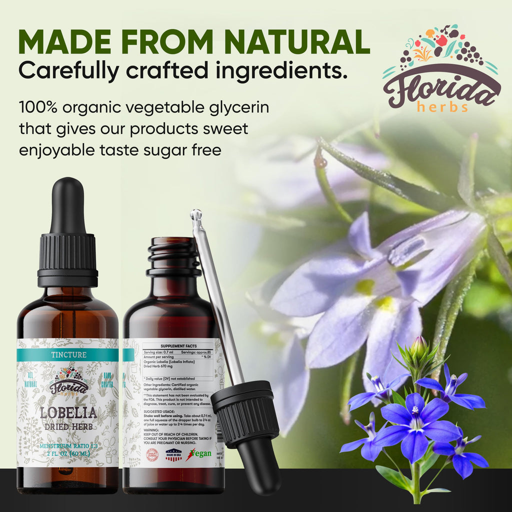 lobelia tincture for respiratory support