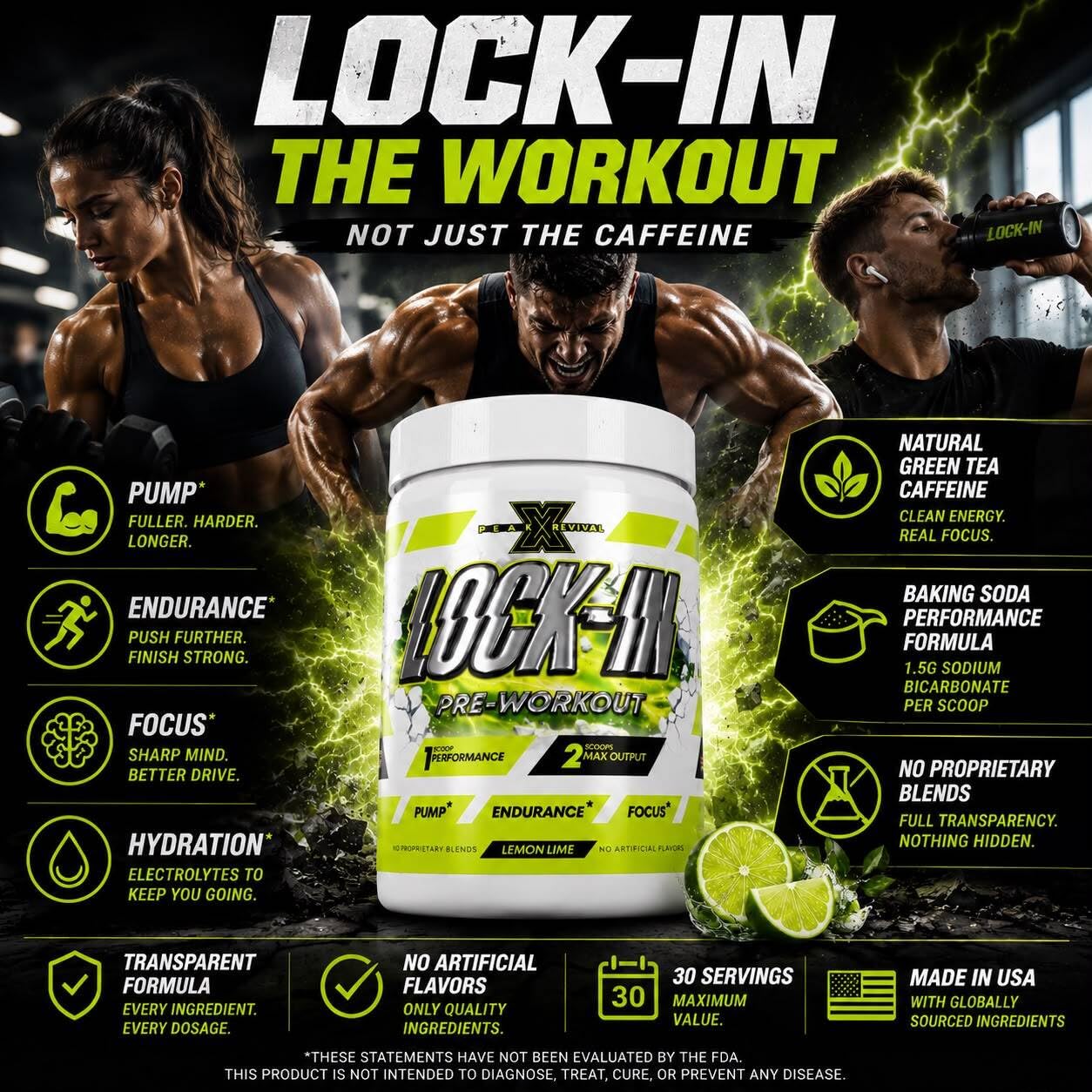 Lock-In pre workout for improved endurance