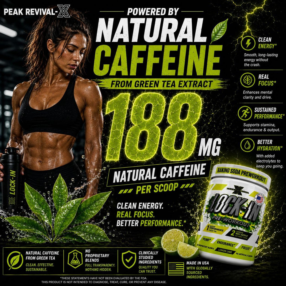 Lock-In pre workout powder 30 servings pack