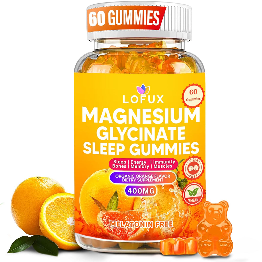 Lofux magnesium glycinate gummies for relaxation