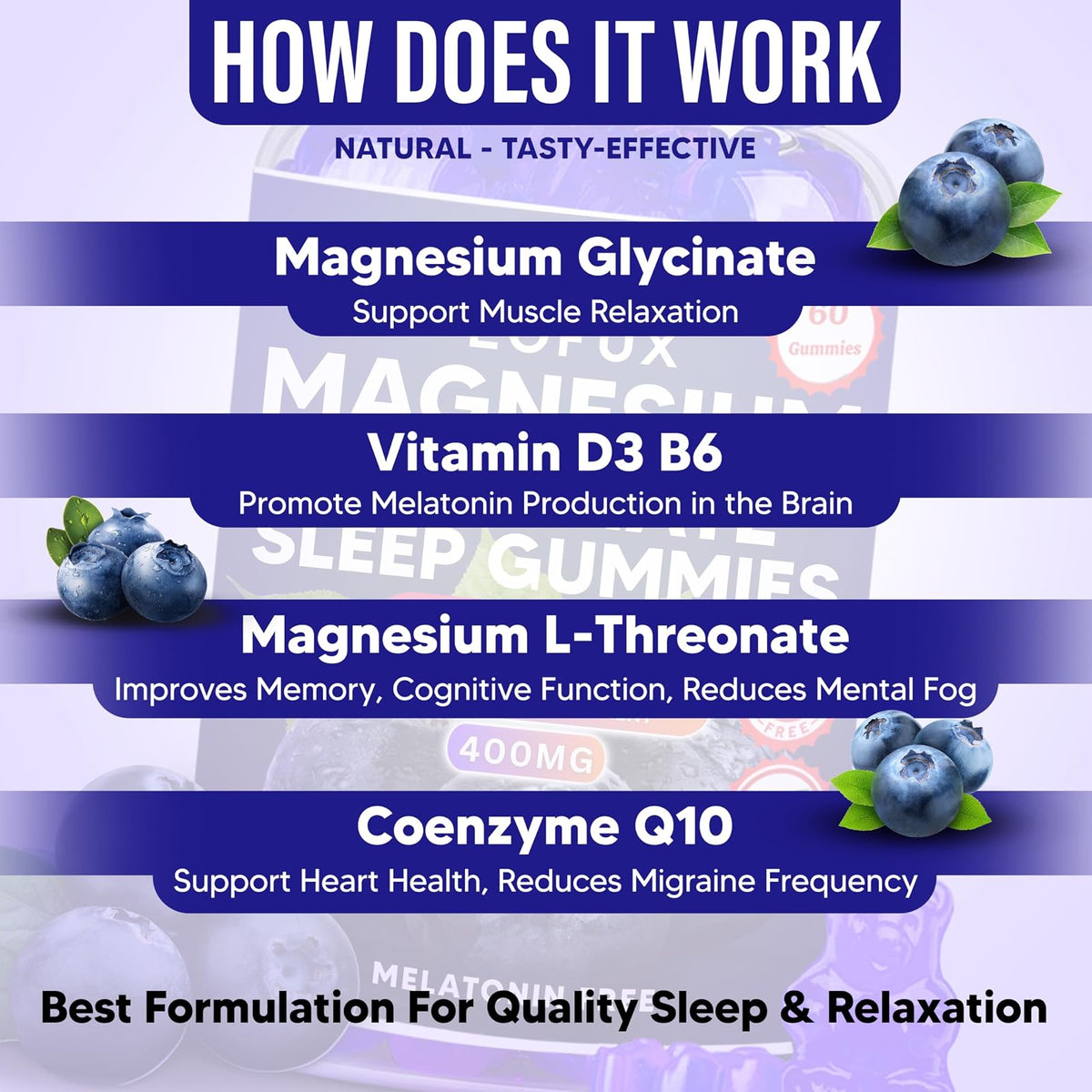 Lofux magnesium supplements for better sleep