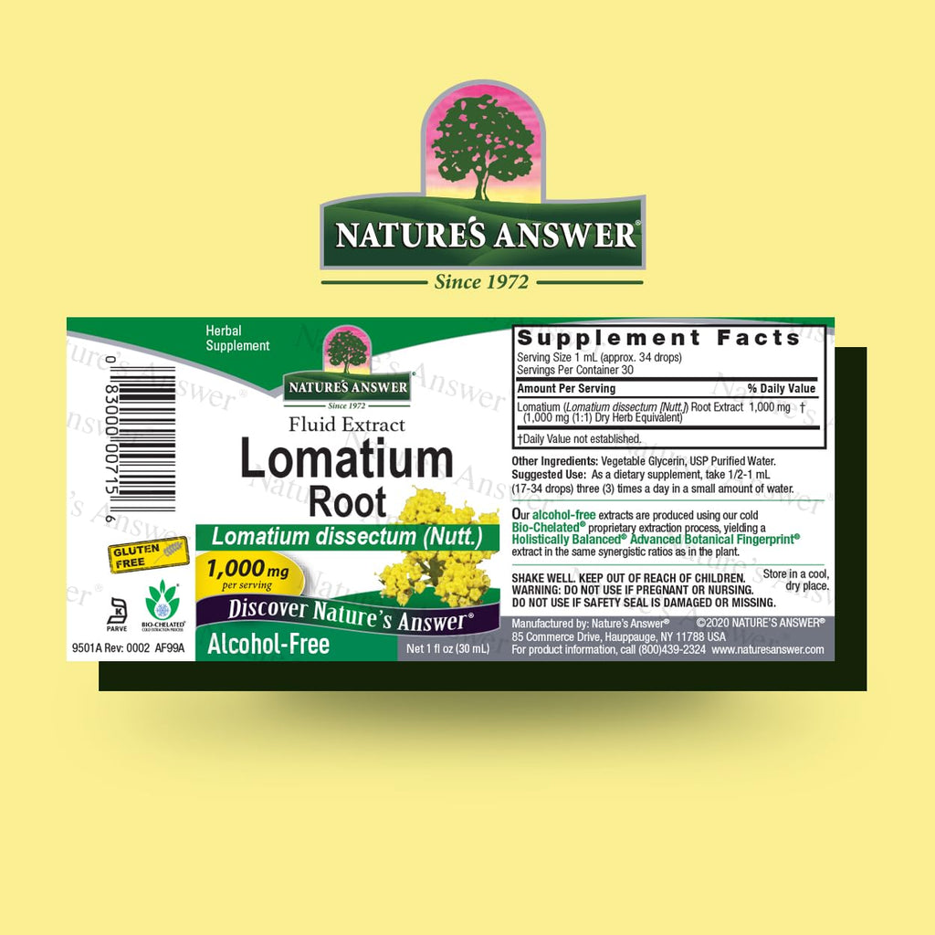Lomatium Root Extract for immune support