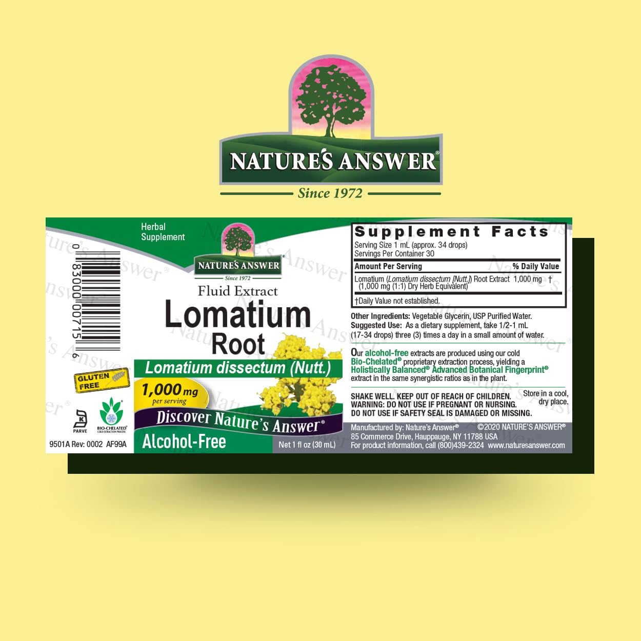 Lomatium Root Extract for immune support