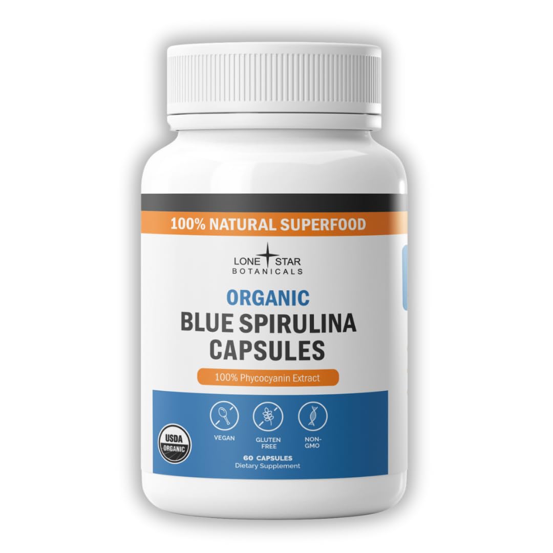 Lone Star Botanicals organic spirulina capsules