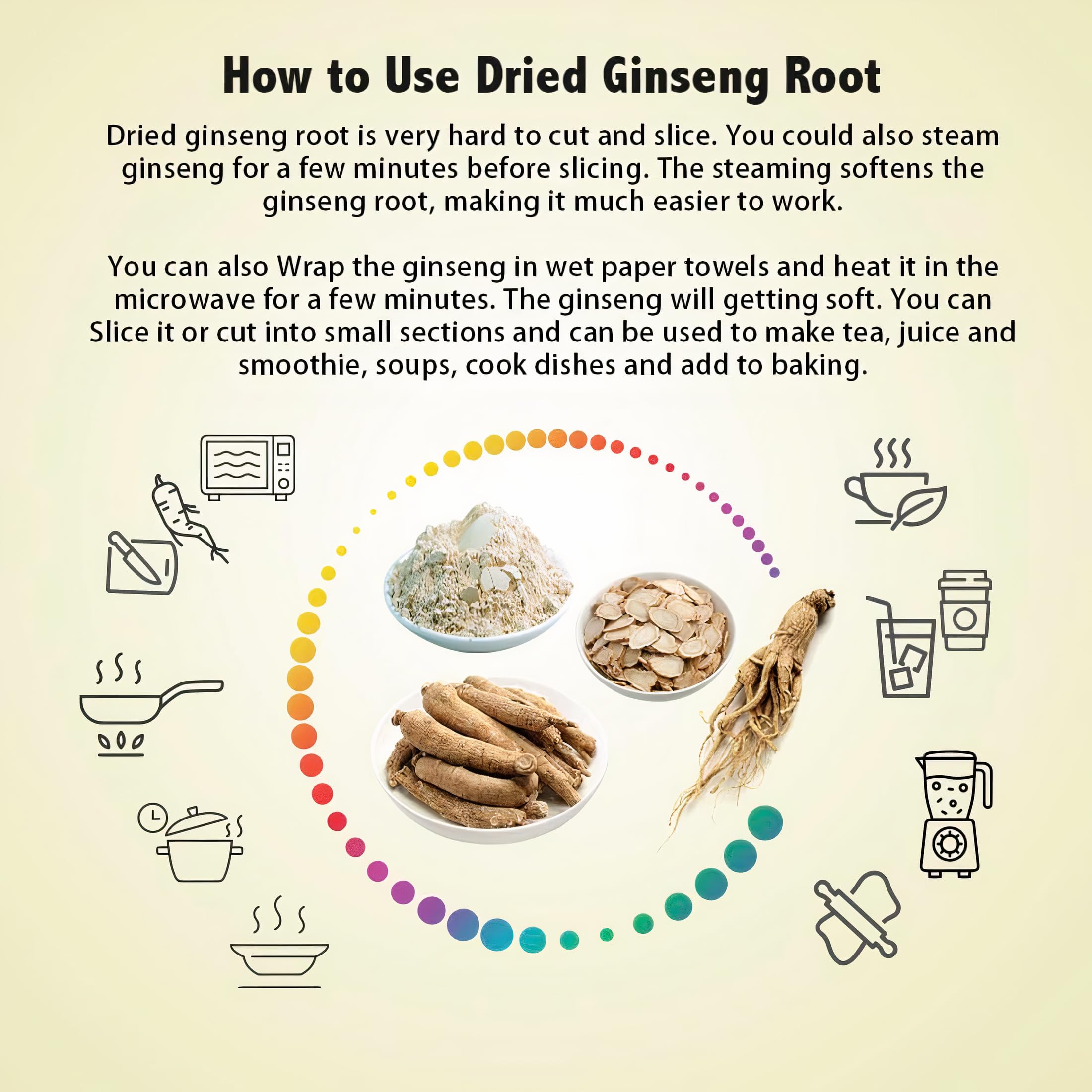 Long jumbo ginseng for longevity