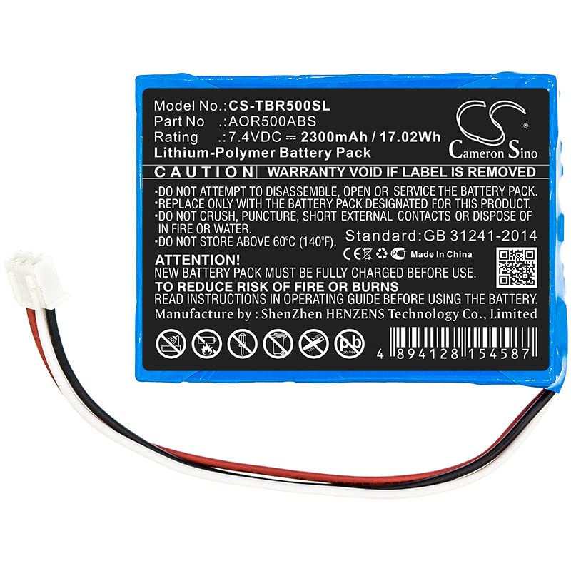 Long-lasting battery for AOR500
