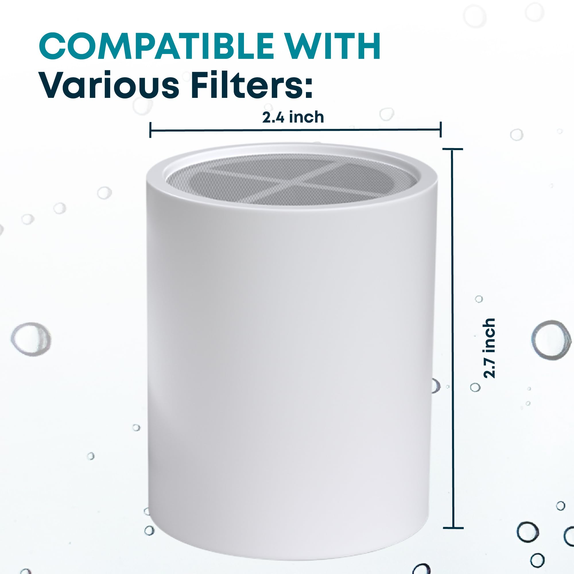 long-lasting showerhead filters for clean water