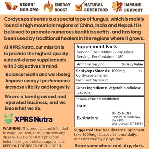 long-lasting stamina with mushrooms