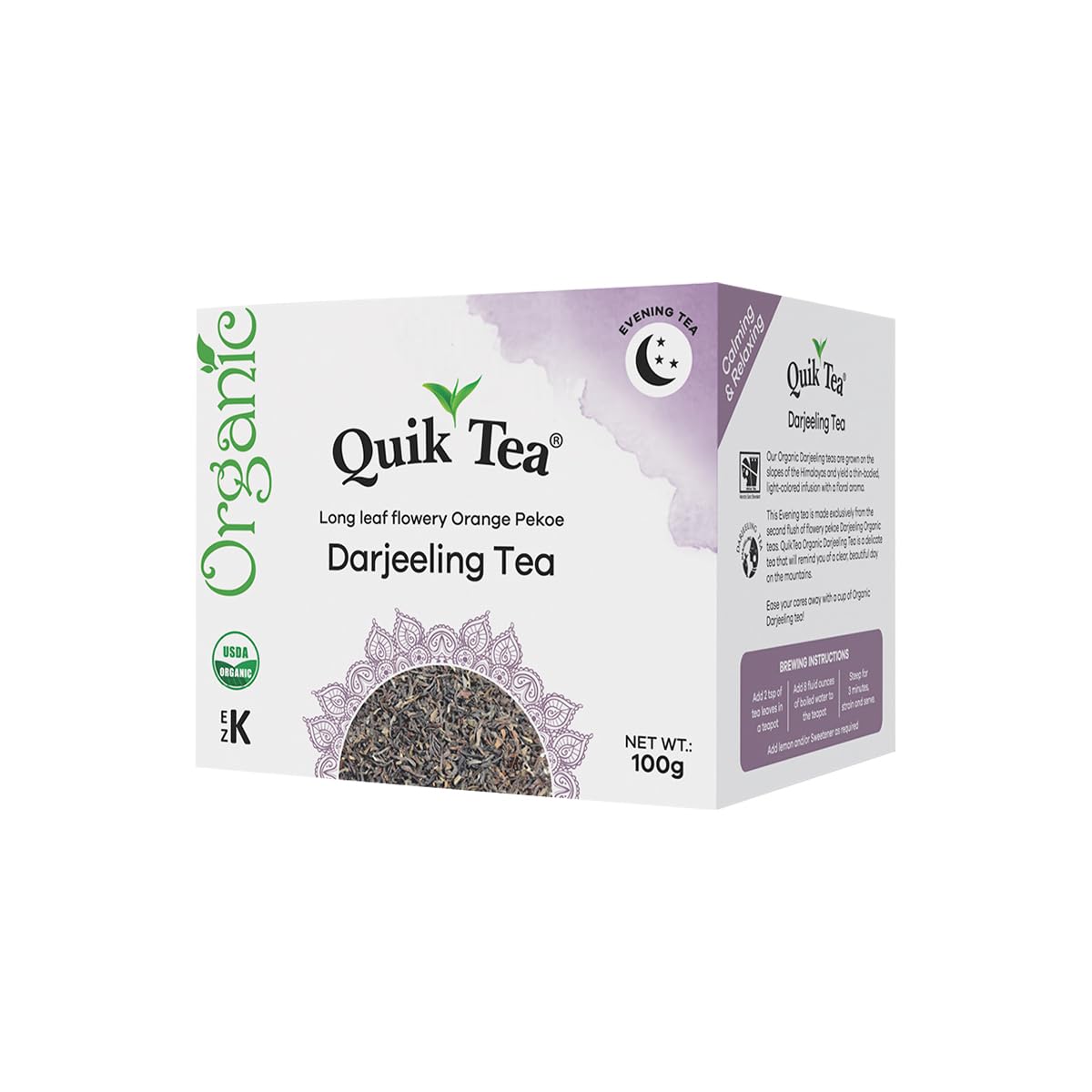 Long leaf tea for a rich flavour