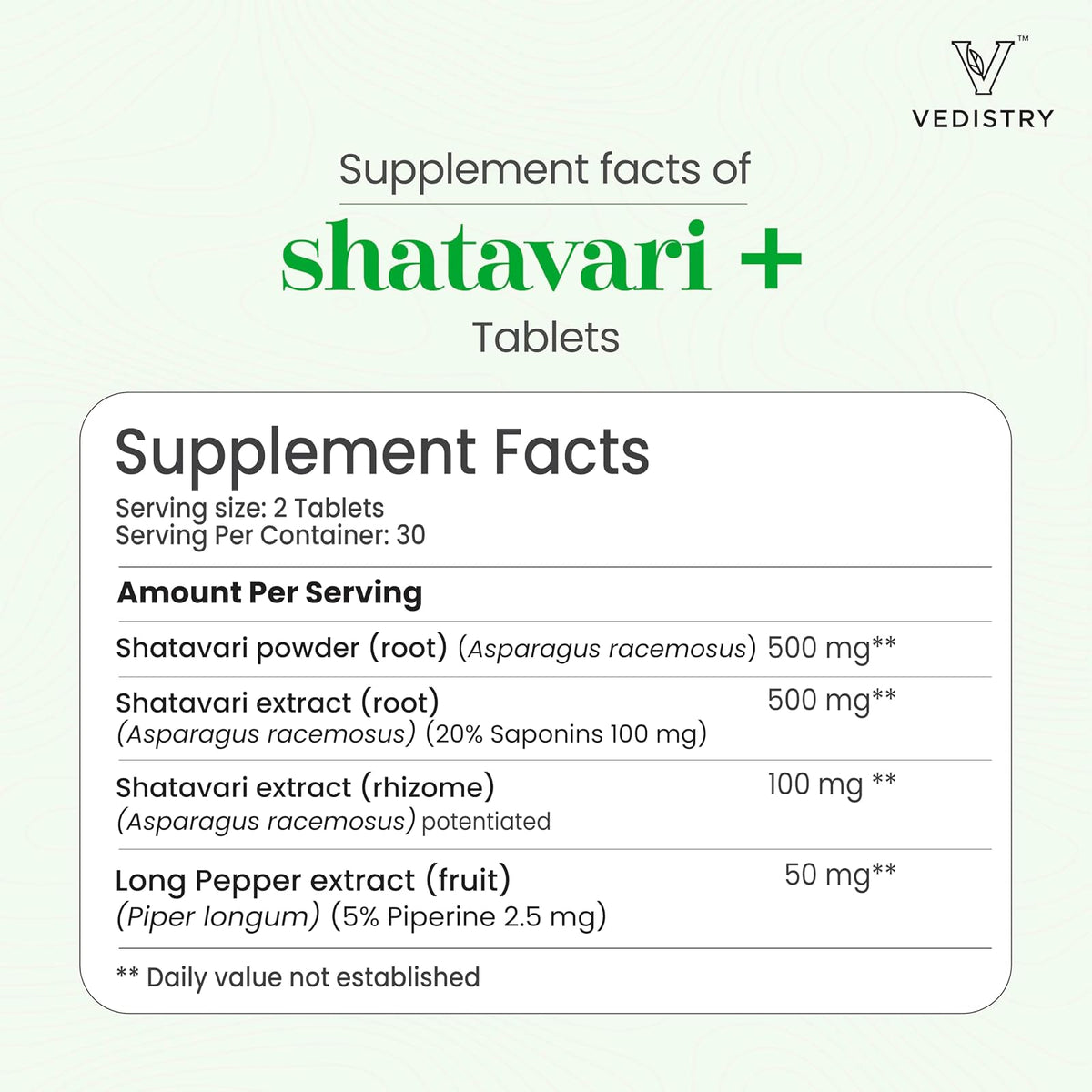 Long pepper and Shatavari energy formula