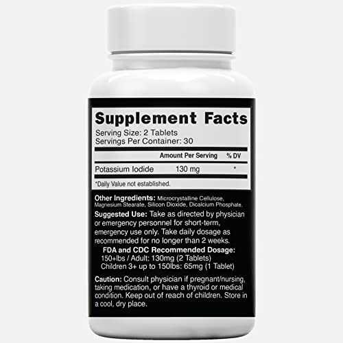 long shelf life potassium tablets