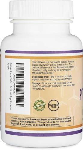 Longer half-life Pterostilbene benefits