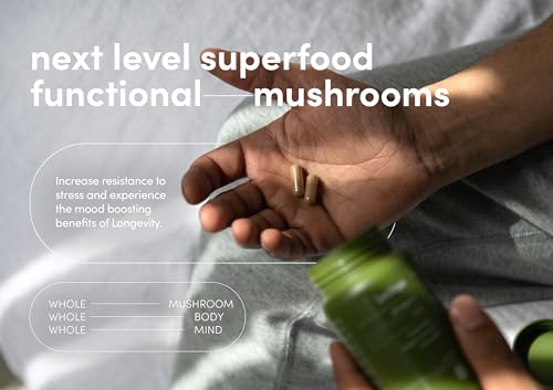 Longevity formula Reishi mushroom capsules